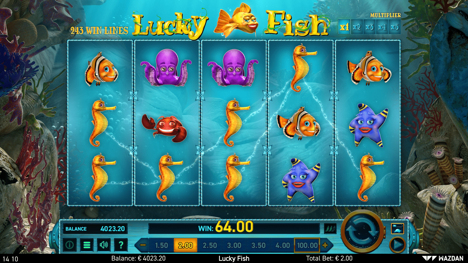 Lucky Fish - Wazdan